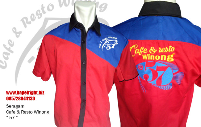 Seragam Cafe Resto | Bapelright | Pusat Konveksi Baju | sablon kaos ...