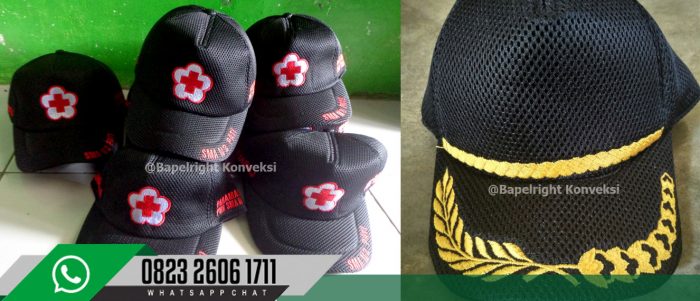 Desain Topi Karang Taruna | Pahami jenis bahan topi Agar Hasil Maksimal
