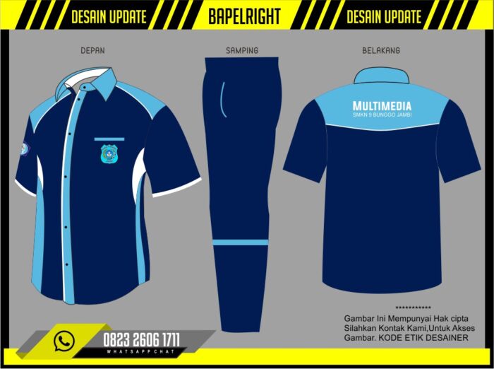 Baju Kejuruan SMK | Pusat Konveksi Baju wearpack | Langsung Konveksi