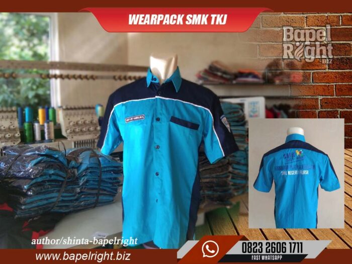 desain baju wearpack lengan panjang Bapelright Konveksi