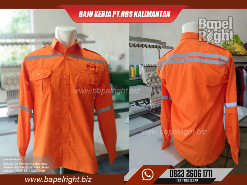Seragam Kontraktor Lapangan | Baju proyek konstruksi Keren