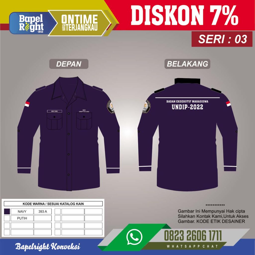 Pusat Konveksi Baju PDH Kampus Keren | Desain kekinian