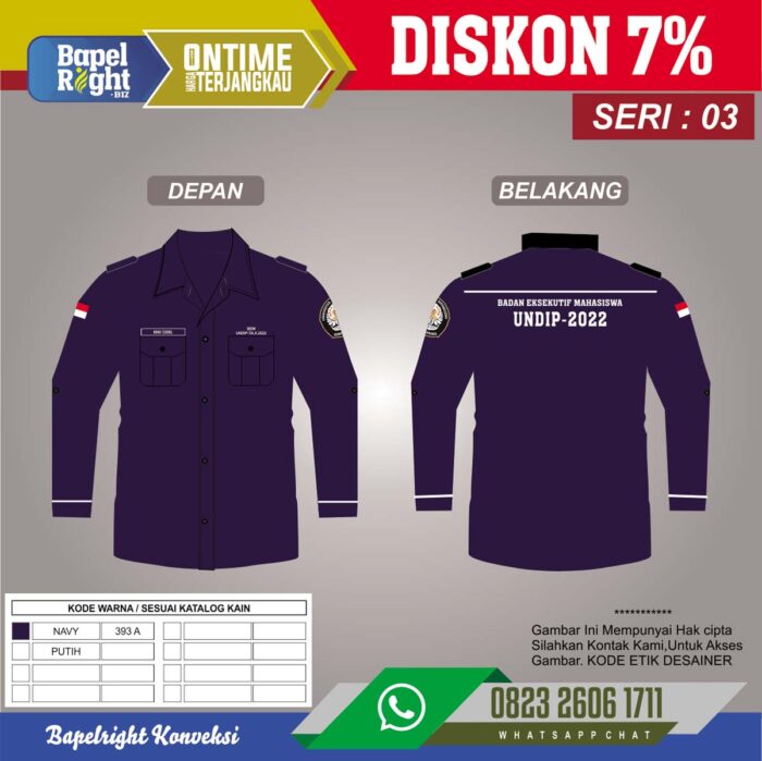 5 Desain Baju PDH Bem Mahasiswa | PROMO Seragam Kampus
