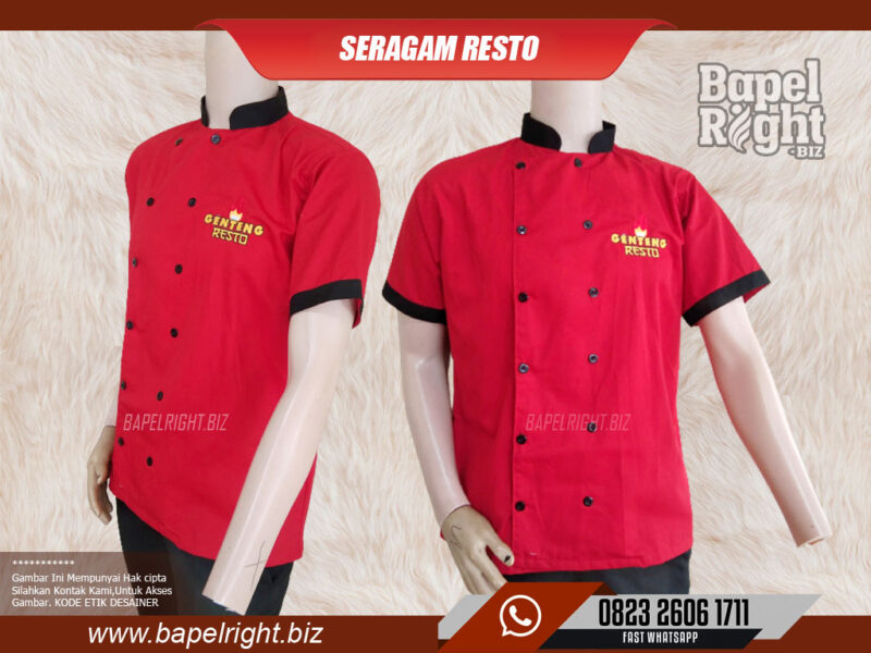 Baju Resto Ciamis Jawa barat | Model Baju Pelayan Restoran chef