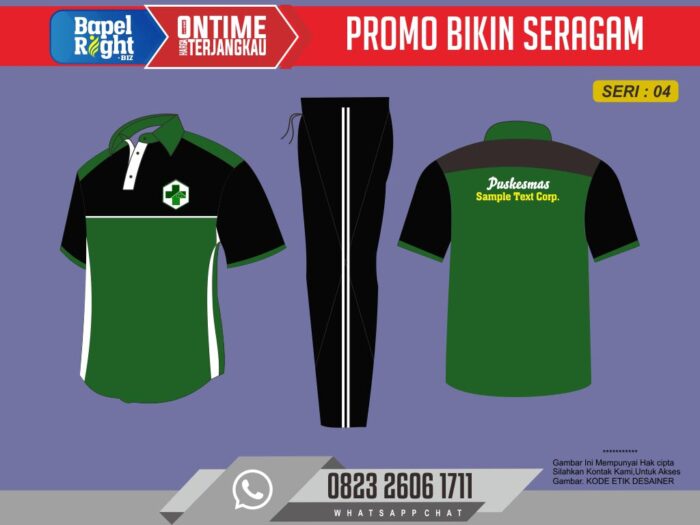 Seragam Olahraga Puskesmas Tangerang Banten | Bapelright