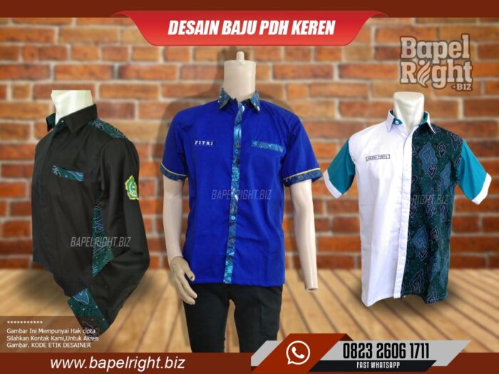 17 Desain Baju PDH Keren | Terbaru | Bapelright Konveksi