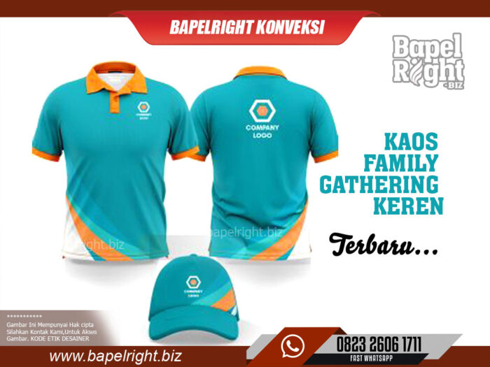 Contoh desain desain kaos family gathering keren | Bapelright