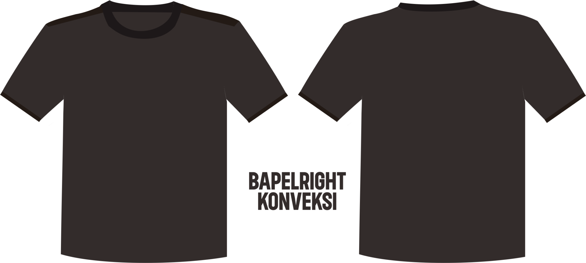 Mentahan baju hitam polos depan belakang | Free Template kaos Mentahan baju hitam polos depan belakang | Free Template kaos