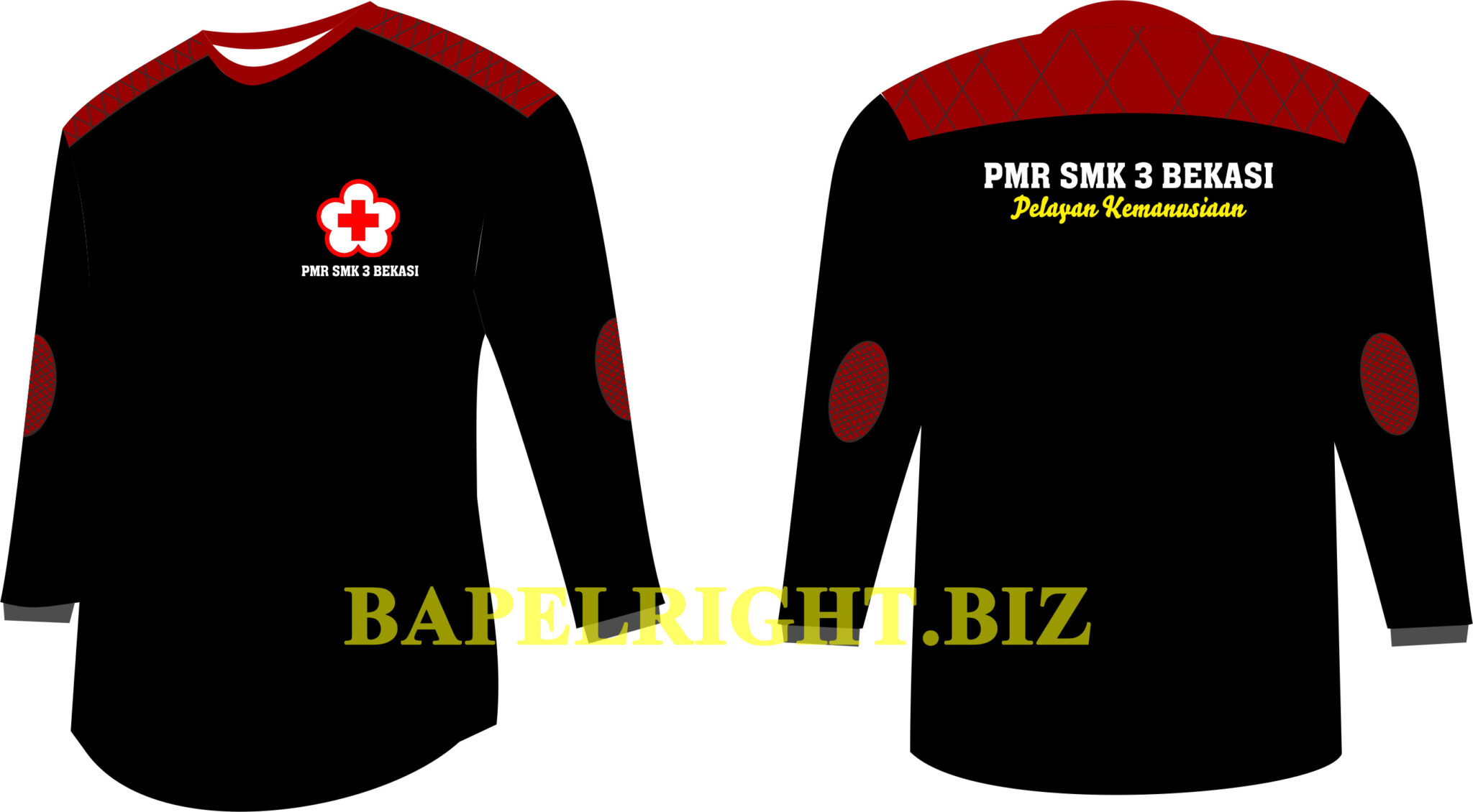 Mentahan baju hitam polos depan belakang | Free Template kaos